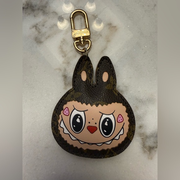 Louis Vuitton | Accessories | Louis Vuitton Upcycled Labubu Key Chain ...